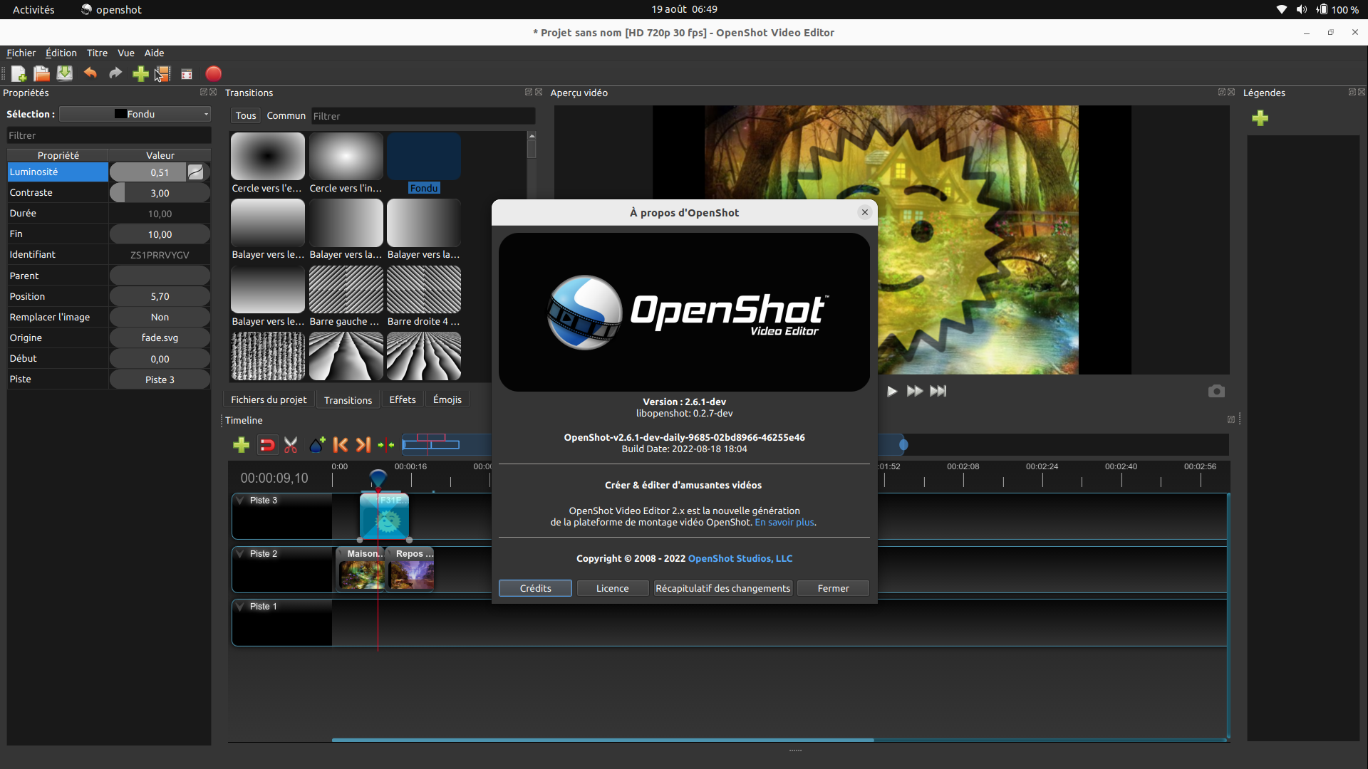 File can't add to timeline and timeline track missing on Ubuntu 22.04 · Issue #4865 · OpenShot ...