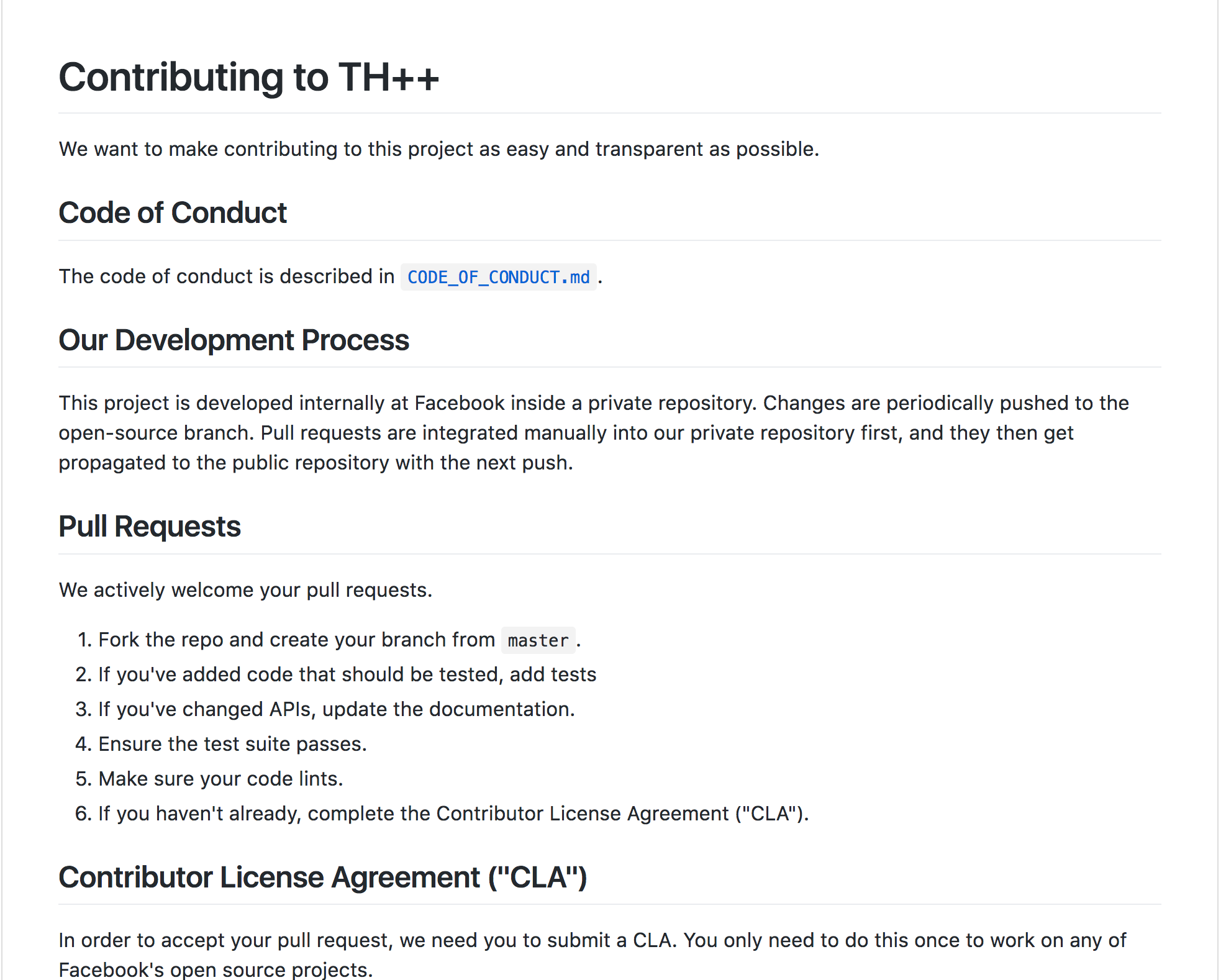Add Code of Conduct by flarnie · Pull Request #55 · facebookarchive ...