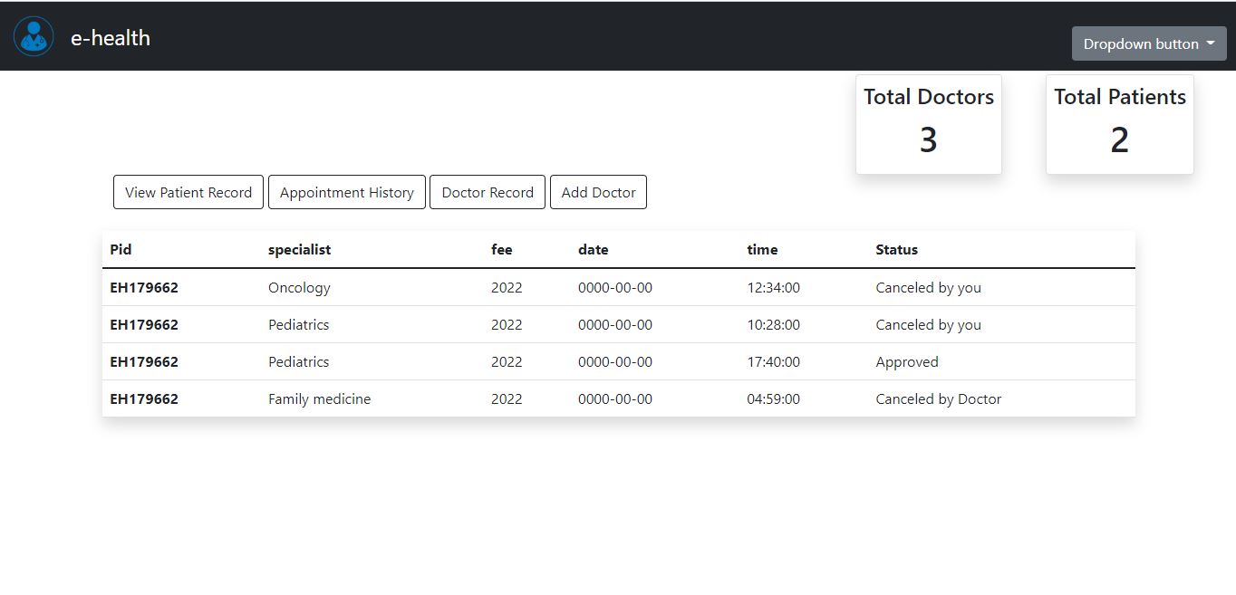 GitHub - solTech001/e-health