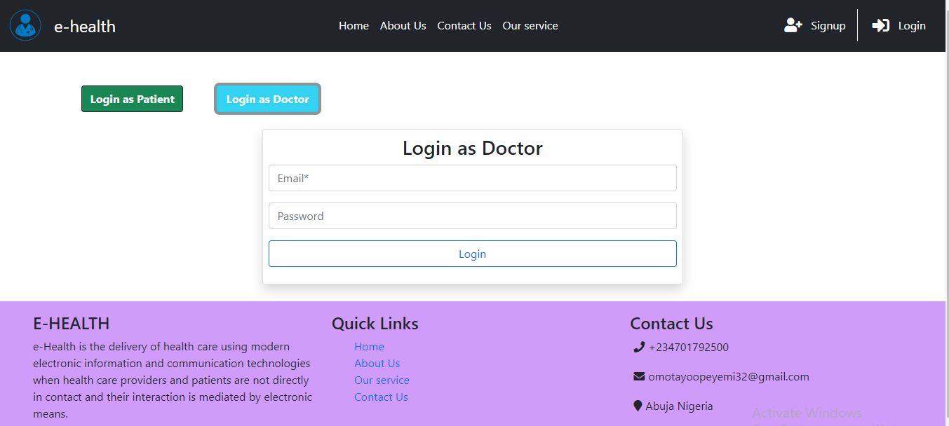 GitHub - solTech001/e-health