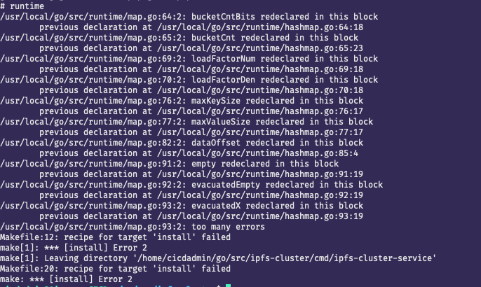 Make Install Is Taking Forever · Issue 825 · Ipfs Clusteripfs Cluster · Github