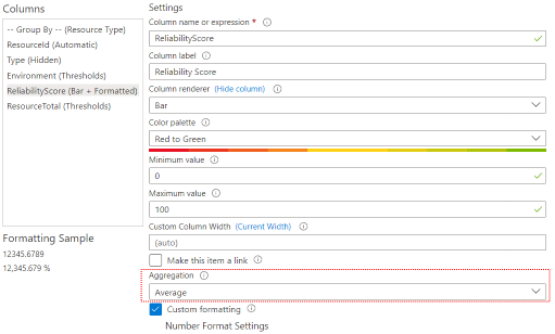 Advisor Feedback2 Use Aggregation Option · Issue 45 · Azure Reliability Workbook · Github