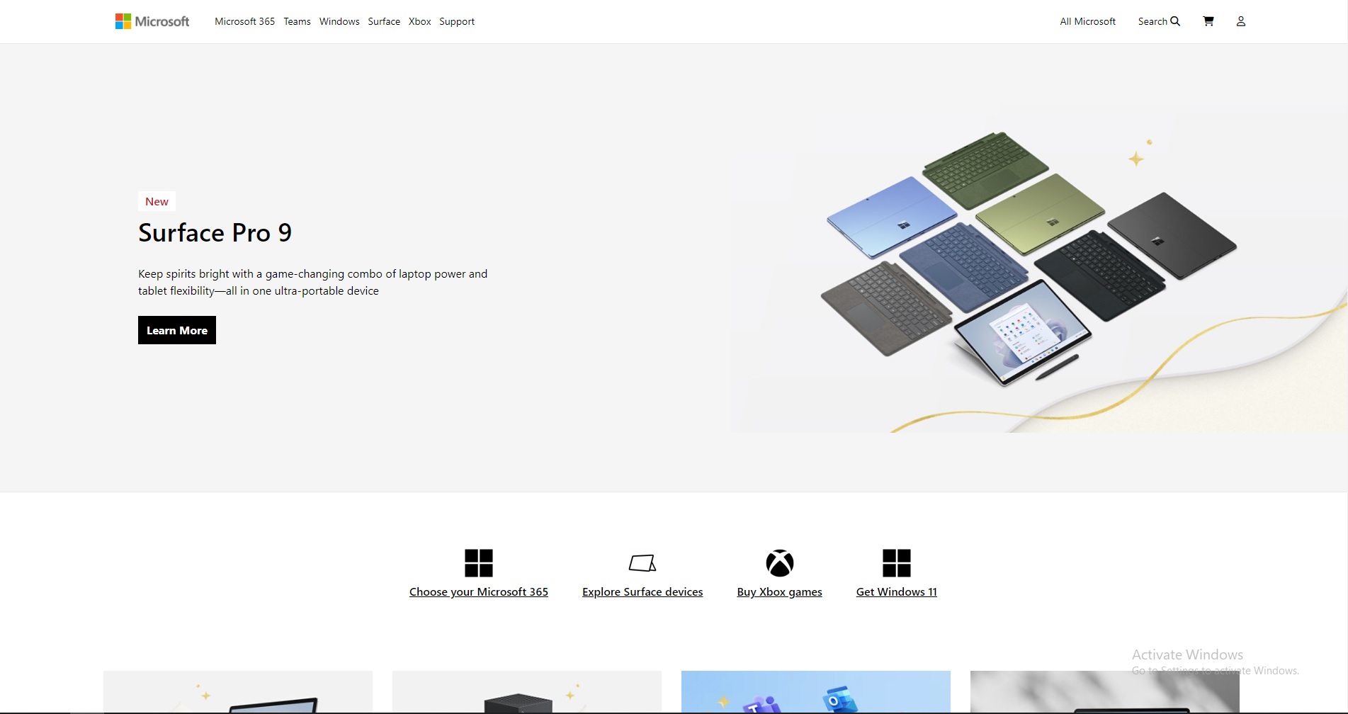 GitHub - ansarianas23/Microsoft-clone: This is a responsive Microsoft official website user ...