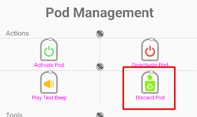 Omnipod EROS: There is no way to forcefully wipe/reset the pod state in case of "emergency ...