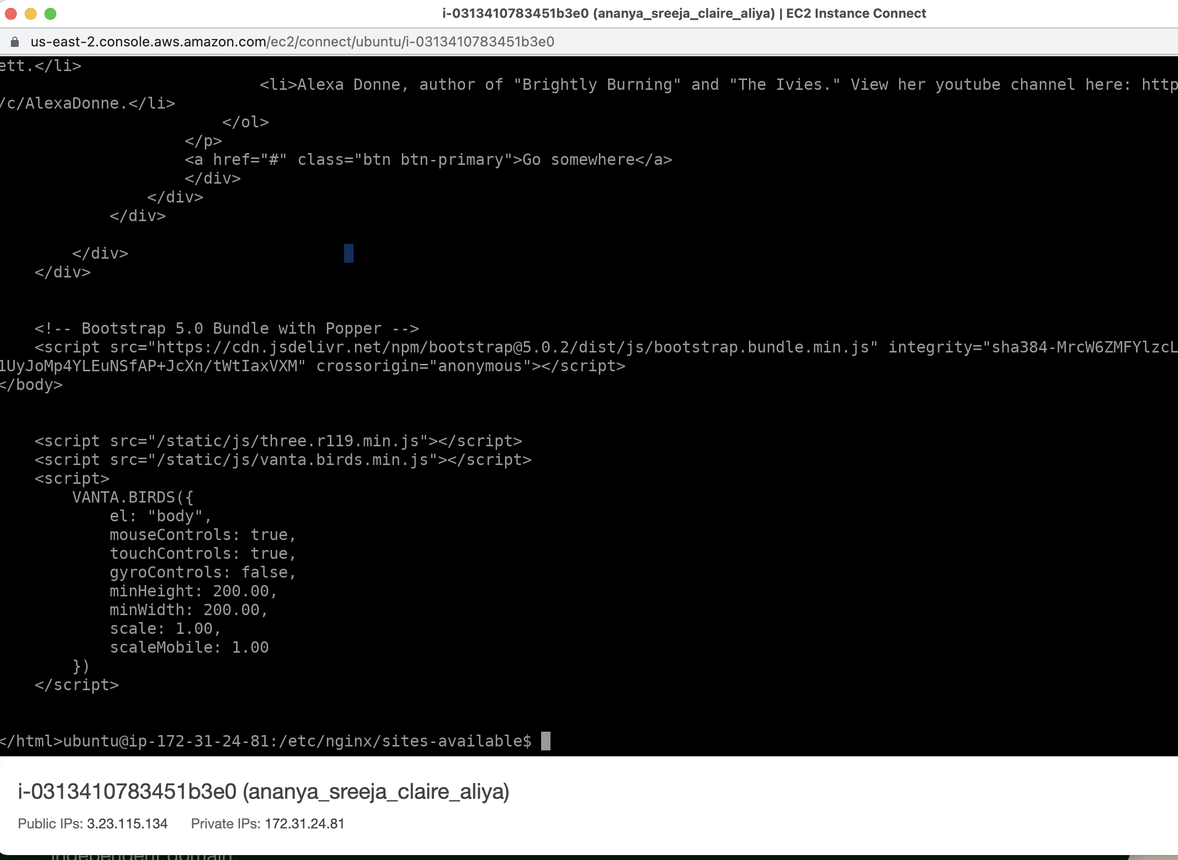 Sreeja's Week 6 Hacks: Deployment · Issue #9 · sreejagangapuram/Sreeja-Gangapuram · GitHub