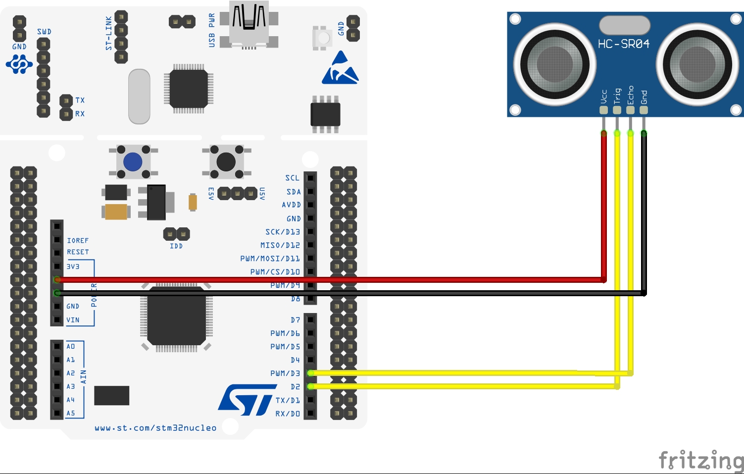 GitHub - crelec/EjemploUltrasonicoHCSR-V1: Este ejemplo muestra la ...