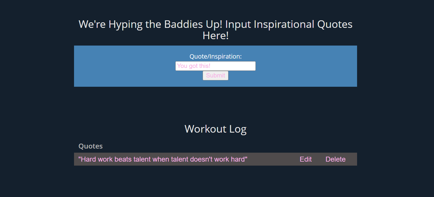 Team Baddies Project Approval Presentation | Team Baddies Fastpage