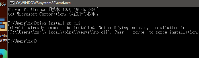 运行到python -m pipx ensurepath的时候 · nonebot · Discussion #301 · GitHub