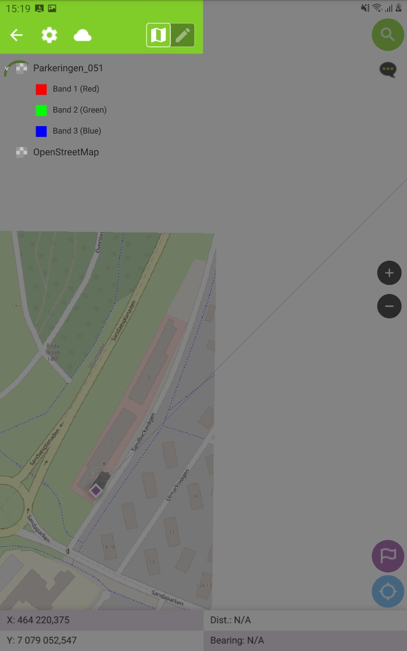 [Android] Menu backdrops are transparent · Issue #3309 · opengisch/QField · GitHub