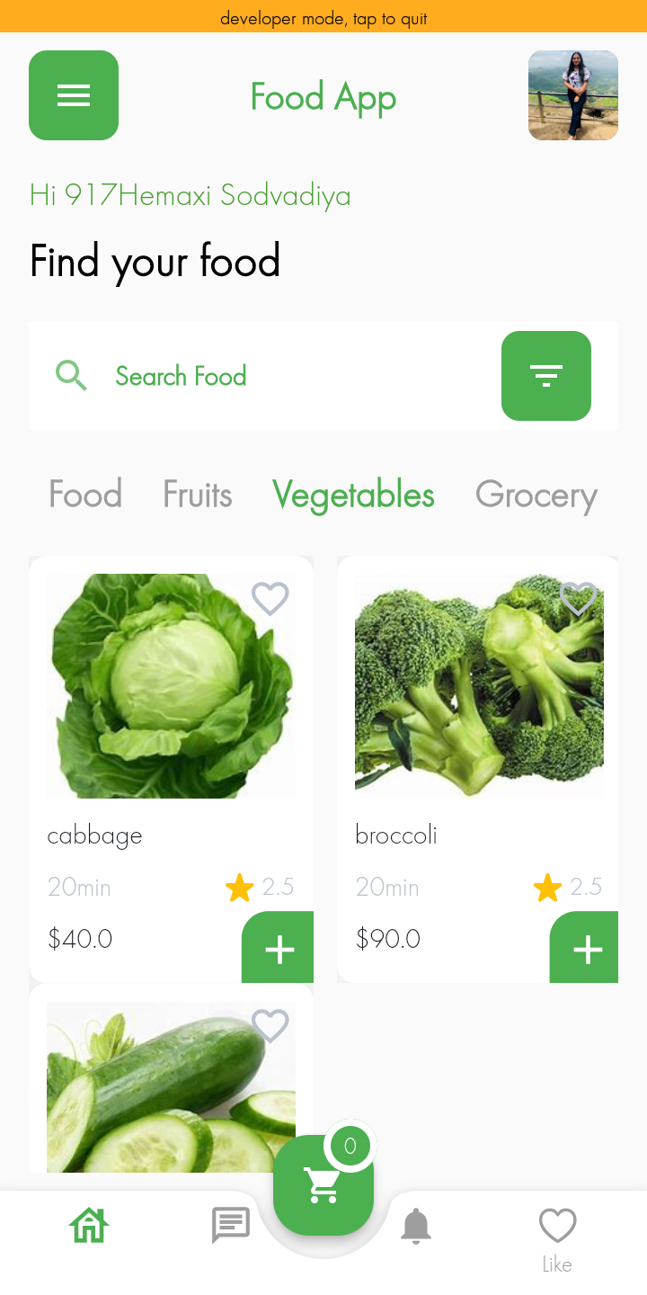Github Hemaxisodvadiya Food App
