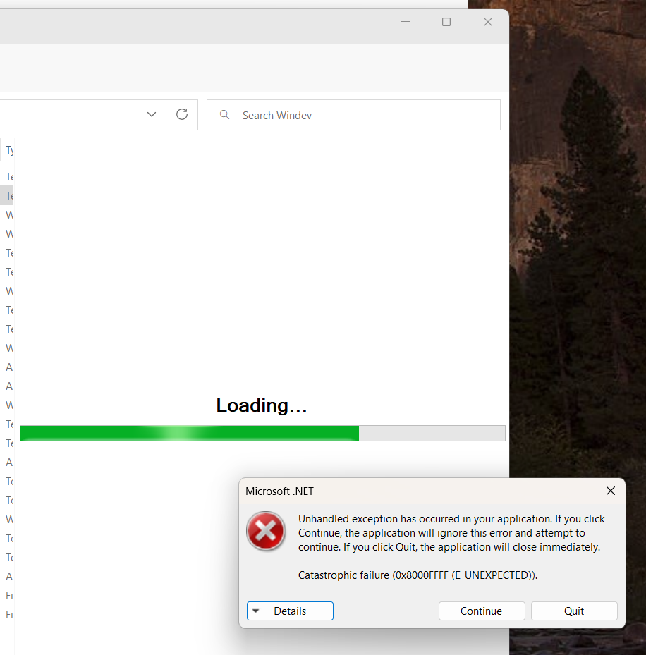 Source Code Files Monaco Crashes With Unhandled Exception · Issue 