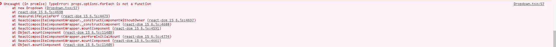 Dropdown Uncaught In Promise Typeerror Propsoptionsforeach Is Not A Function · Issue 3788