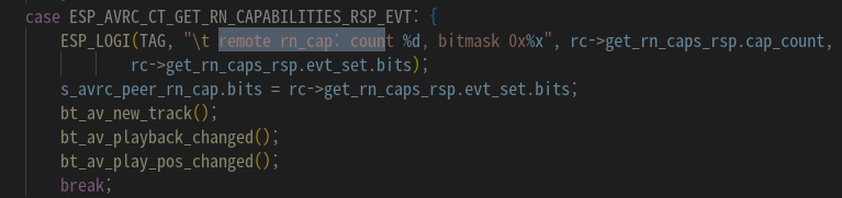 BT-"ESP_AVRC_RN_PLAY_POS_CHANGED" event not work with apple ios device ...