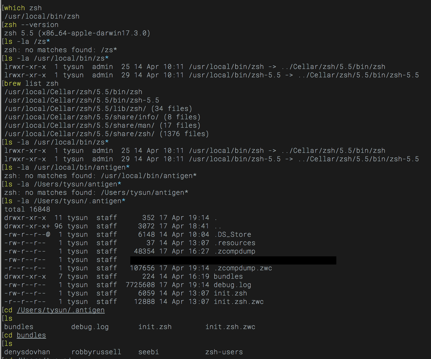 Seems denysdovhan/spaceship-prompt is already installed! · Issue #423 ...