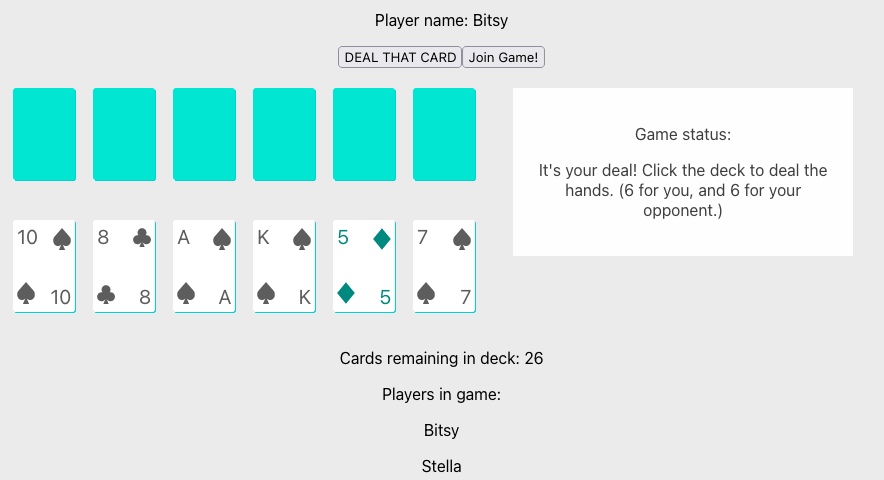 GitHub - millmason/cribbage-for-two: Multiplayer browser cribbage game for two people, using ...