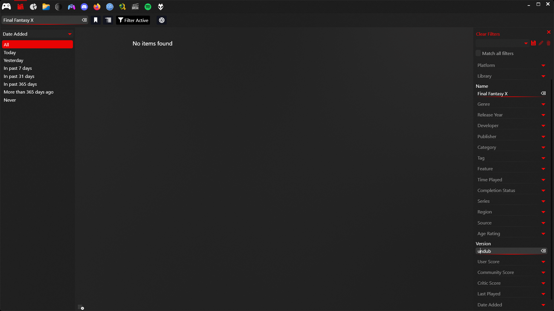 Version text filtering appears to be case sensitive · Issue #3026 · JosefNemec/Playnite · GitHub