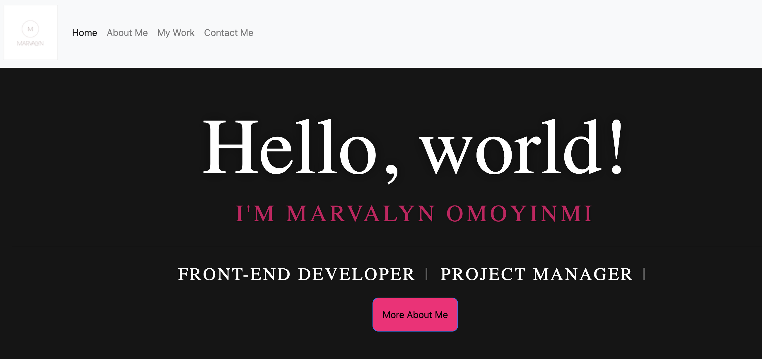 GitHub - Marvalyn/Bootstrap-Portfolio