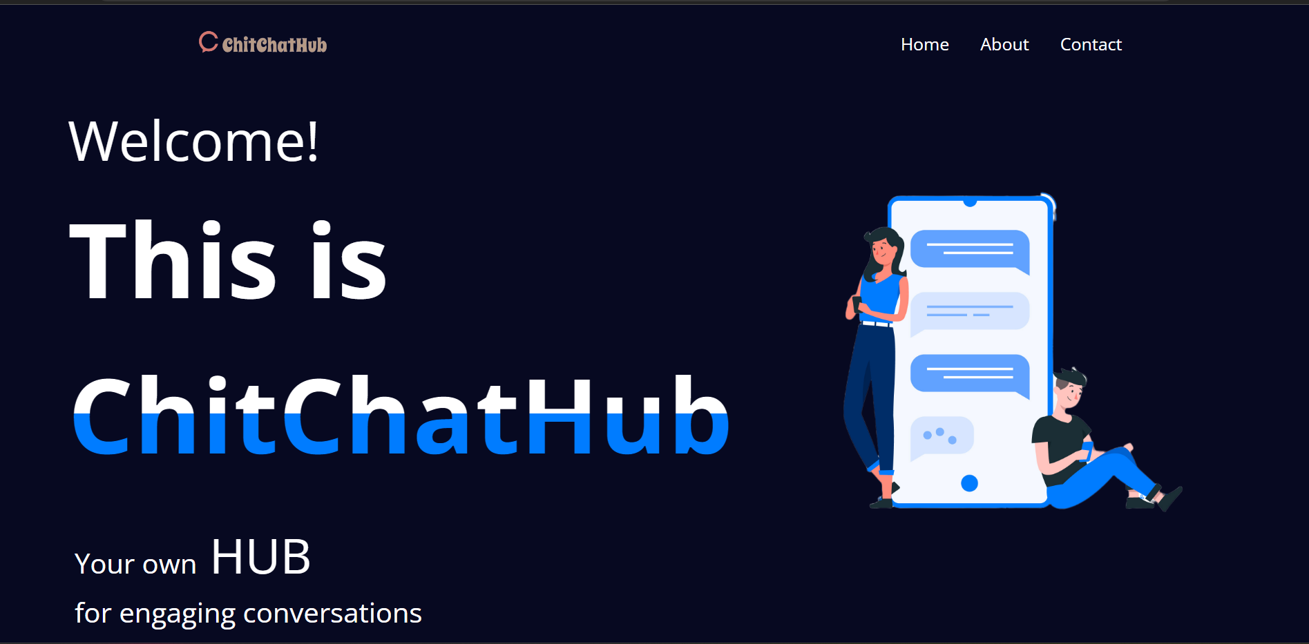 GitHub - yojanafegade/ChitChatHub