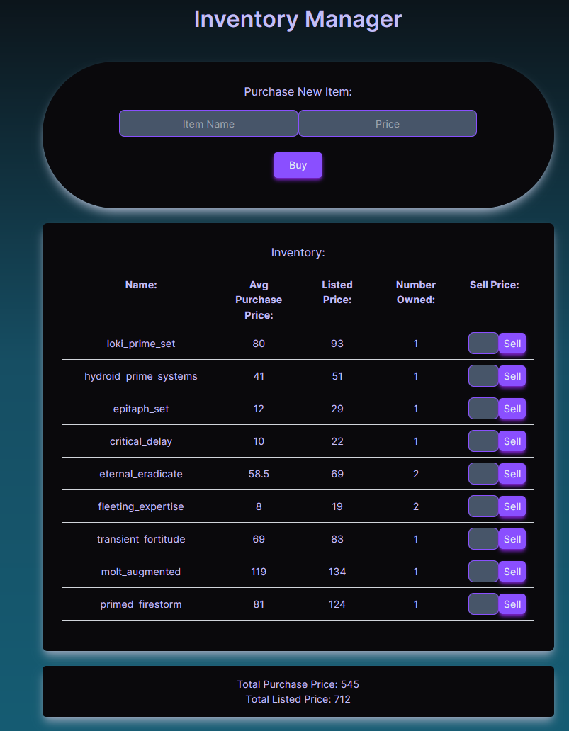 GitHub - akmayer/Warframe-Algo-Trader