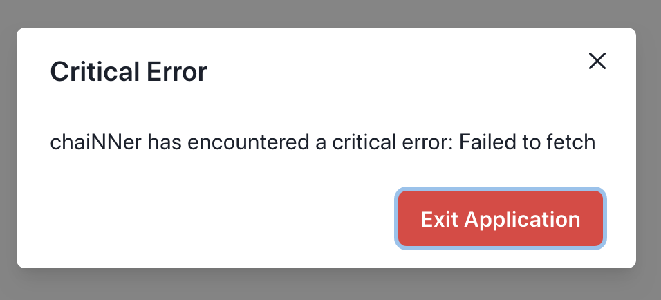 Fetch error - on V 00.11.3 on Mac OS 10.14.6 Mojave · Issue #806 · chaiNNer-org/chaiNNer · GitHub