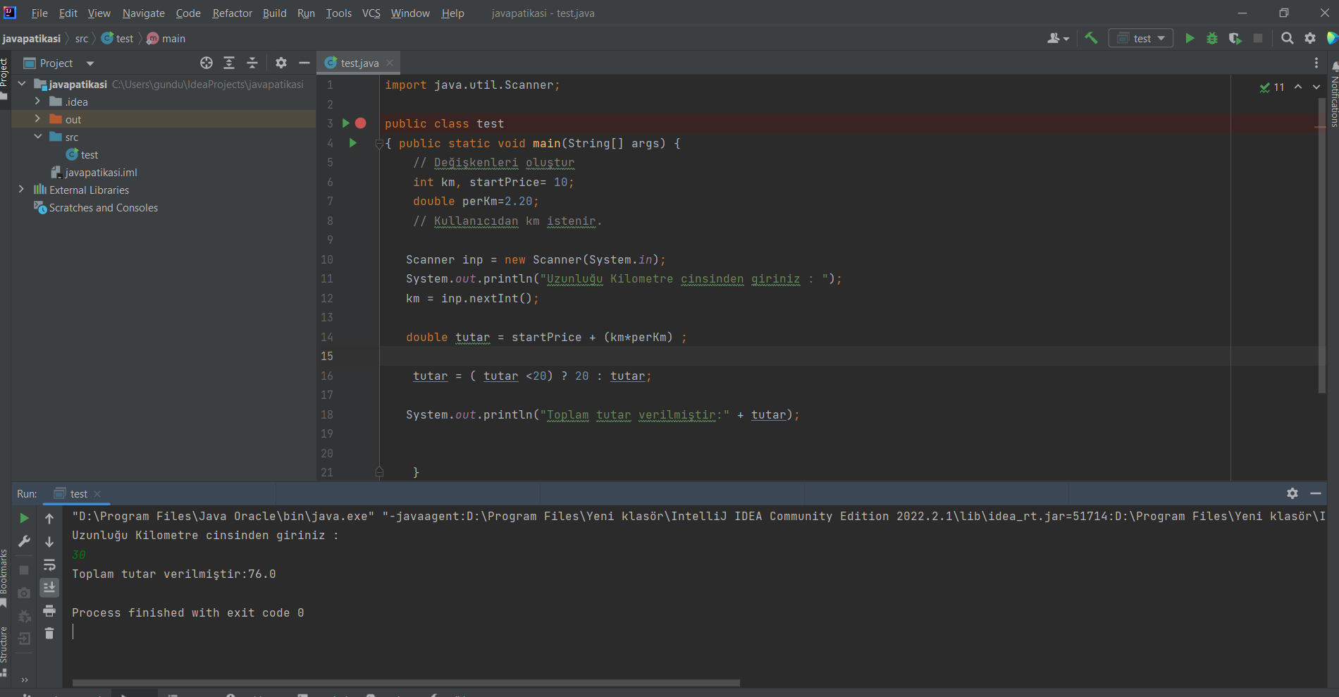 GitHub - GunduzalpEraslan/Taksimetre