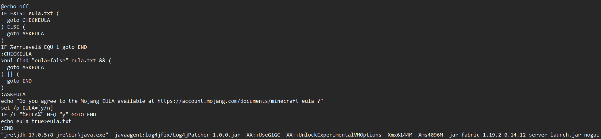 [Server] - Windows Server Installer - start.bat doesn't take into account entered installation ...