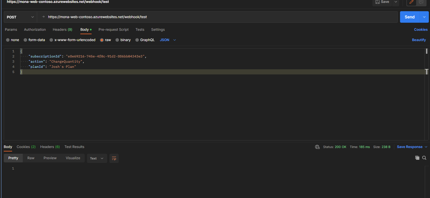 How use /webhook/test endpoint · Issue #105 · microsoft/mona-saas · GitHub