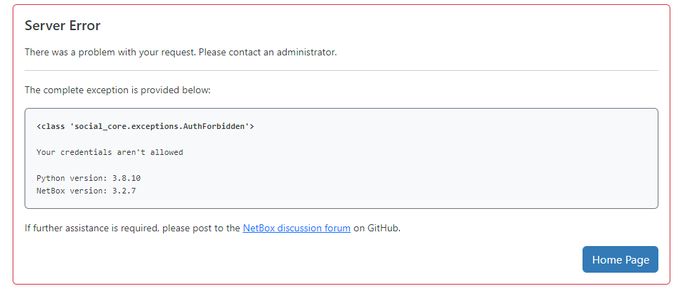 Issue With Azure Ad App Registration · Netbox Community Netbox · Discussion 10063 · Github