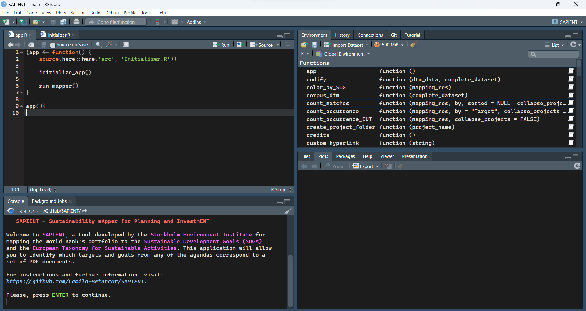 GitHub - SEI-LA-SDGs/SAPIENT: App for mapping projects to the SDGs and ...