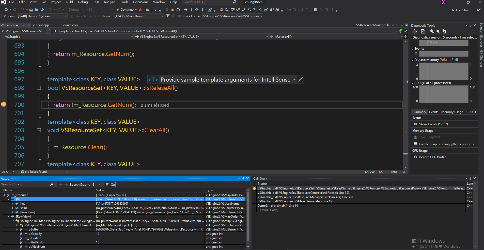 執行Demo6.1的時候，會出現SMAC_ASSERT失敗 · Issue #2 · 79134054/VSEngine2.1 · GitHub