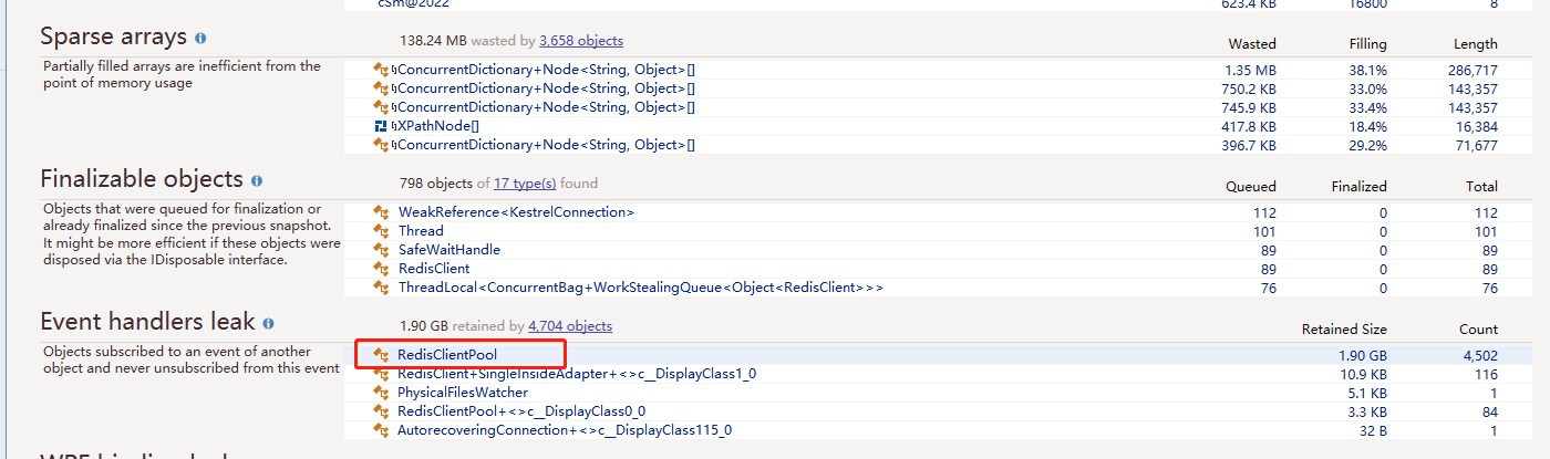 RedisClientPool占用内存大，系统用到了Redis订阅功能，能否限制RedisClientPool的数量，附图 · Issue #143 · 2881099/FreeRedis ...