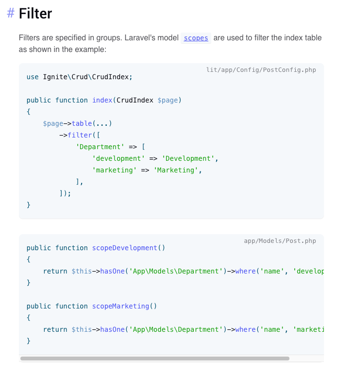 Dynamic crud table filters · Issue #86 · litstack/litstack · GitHub