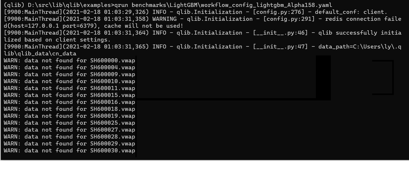 data not found for [SHxxxxxx].vwap · Issue #274 · microsoft/qlib · GitHub