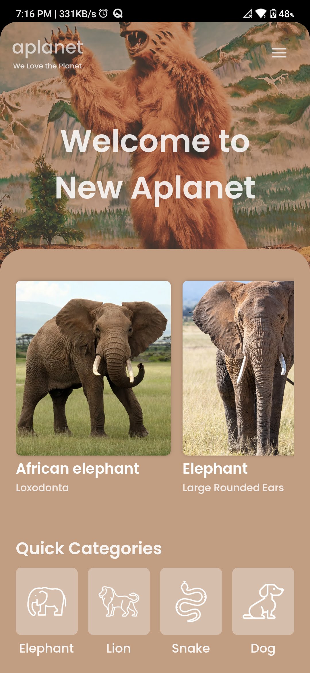 GitHub - viral0310/Animal_Biography_App