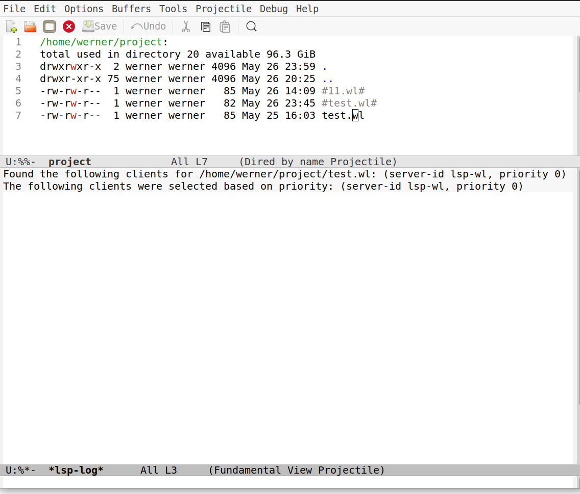 The Usage Of Lsp Wl Integration With Emacs · Issue 48 · Kenkangxgwelsp Wl · Github