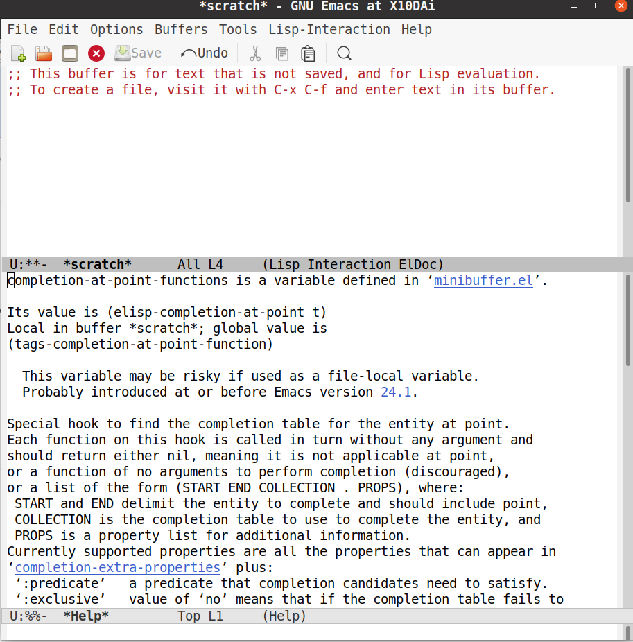 The suitable/appropriate completion settings for scratch buffer. · Issue #1130 · company-mode ...