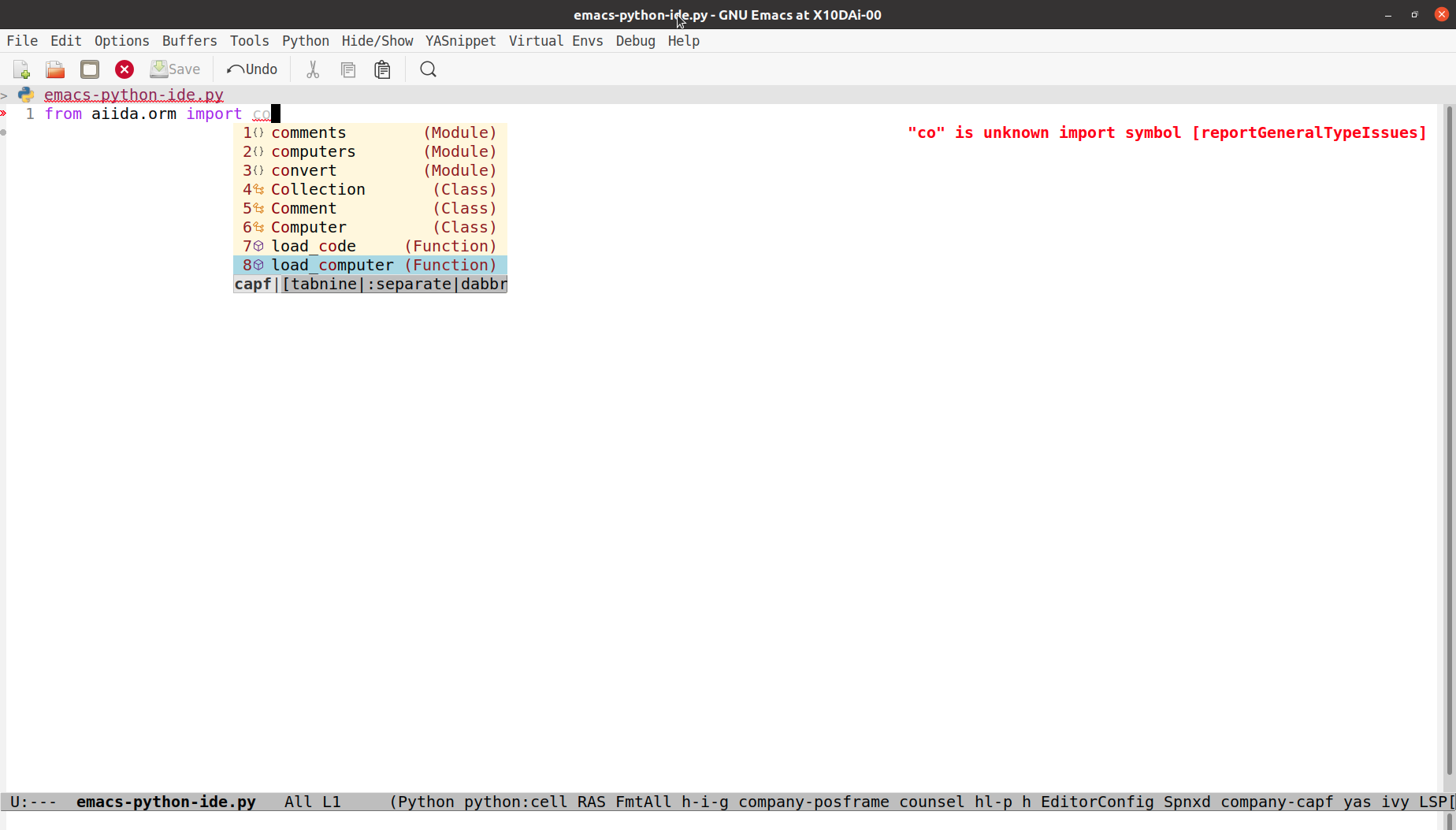Pyright failed to do the completion for aiida. · Issue #2427 · microsoft/pyright · GitHub