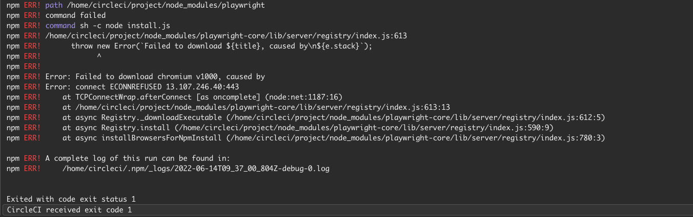 [BUG] Error: Failed to download chromium v1000 · Issue #14790 · microsoft/playwright · GitHub