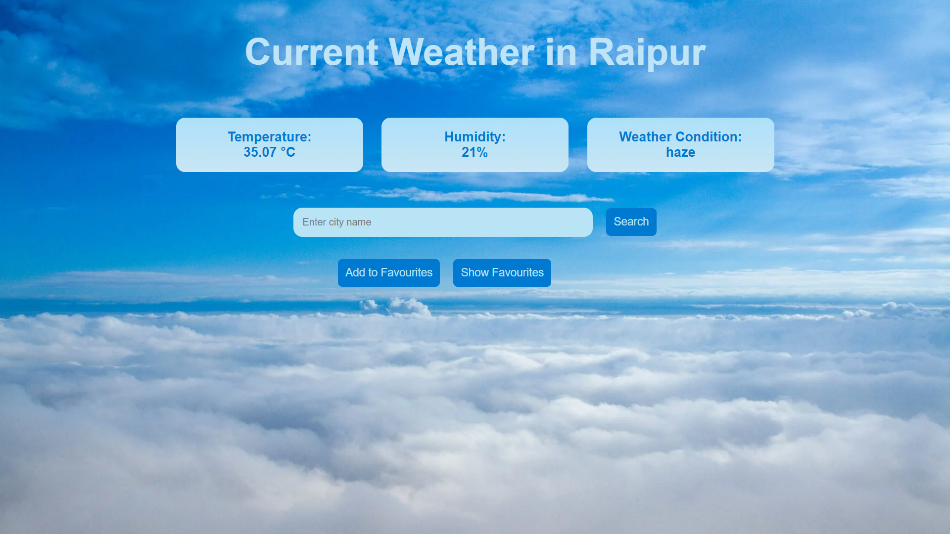 weather-task - Codesandbox