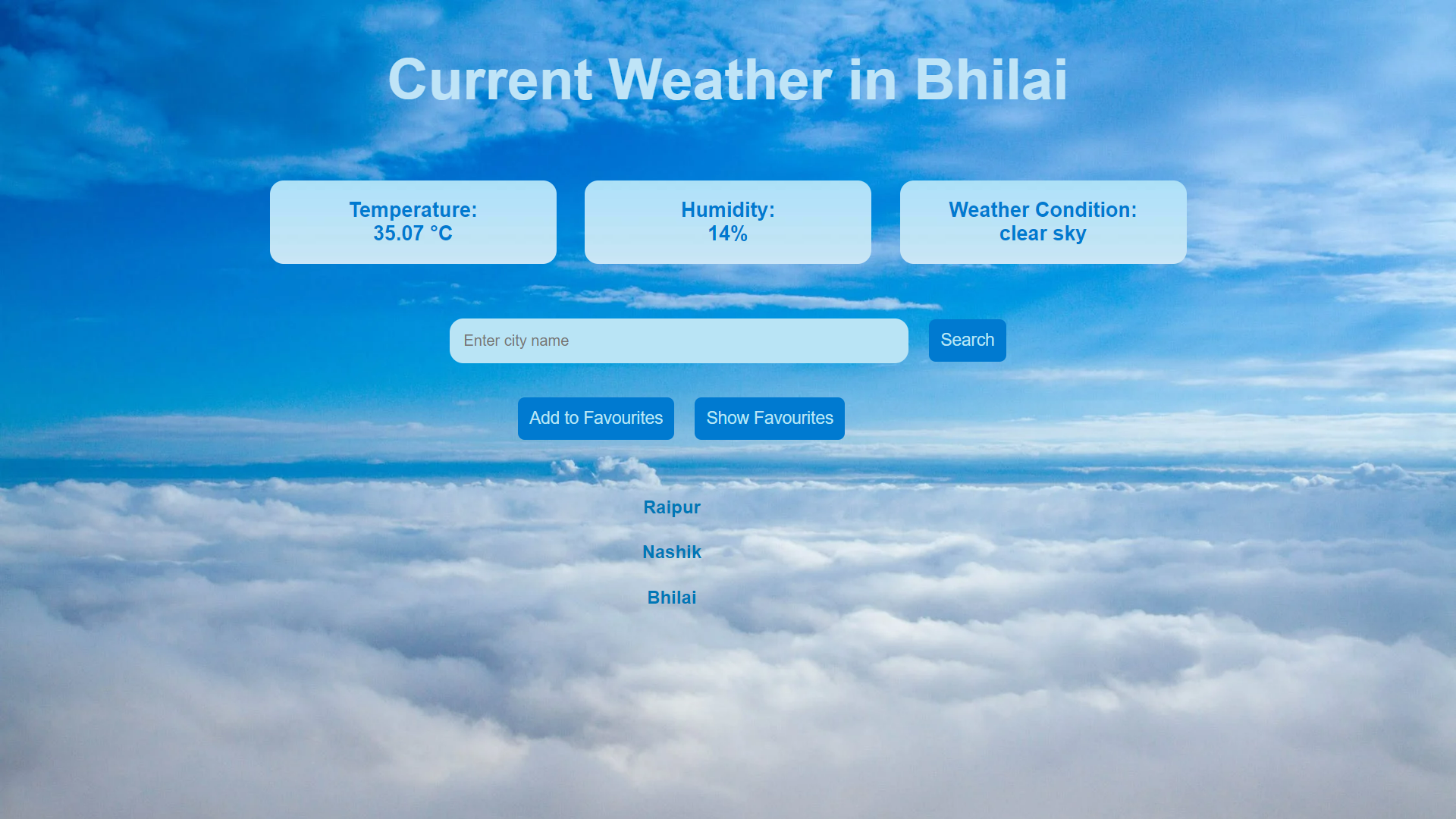weather-task - Codesandbox