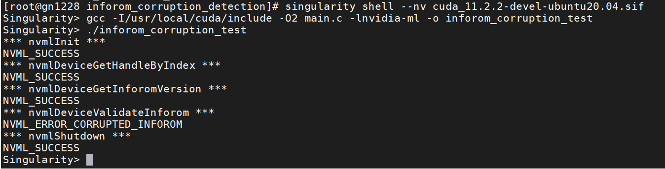 infoROM is corrupted. However, diagnostics of dcgm is all pass. · Issue #2 · NVIDIA/DCGM · GitHub