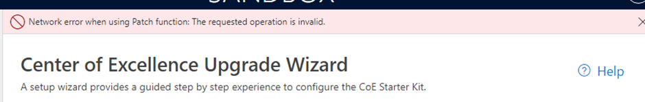[CoE Starter Kit - BUG] Setup Wizard - Failed to turn on Admin | Sync Template flows · Issue ...