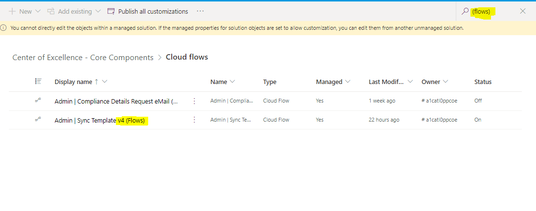 [CoE Starter Kit - COE Sync flows are failing. · Issue #5943 · microsoft/coe-starter-kit · GitHub