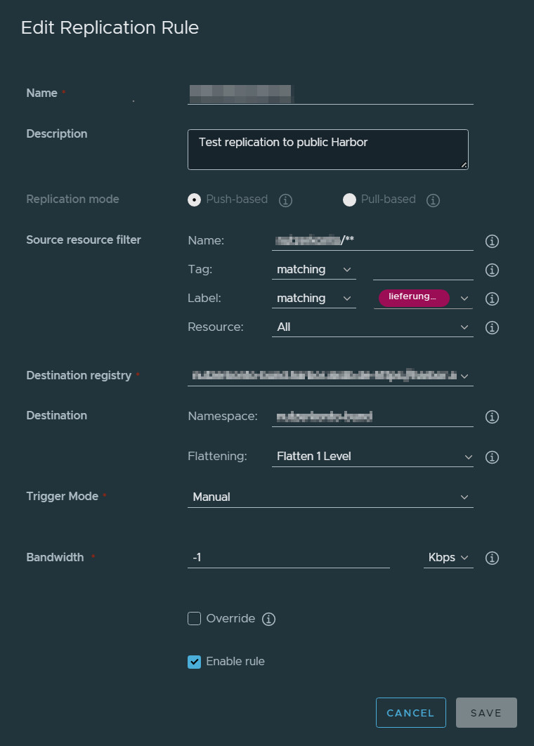 Cosign signature not replicated when rule contains a label · Issue #16883 · goharbor/harbor · GitHub
