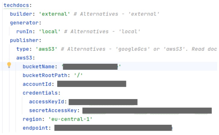 🐛 Bug Report: "Region" is missing in techdocs publisher type "awsS3" · Issue #18692 · backstage ...