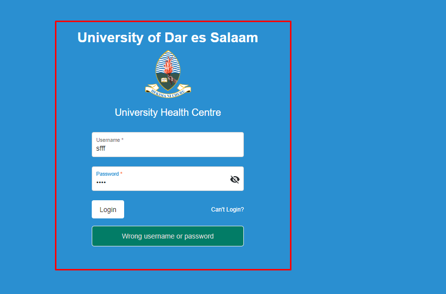 Fix bug: Login page · Issue #506 · udsm-dhis2-lab/iCareConnect · GitHub