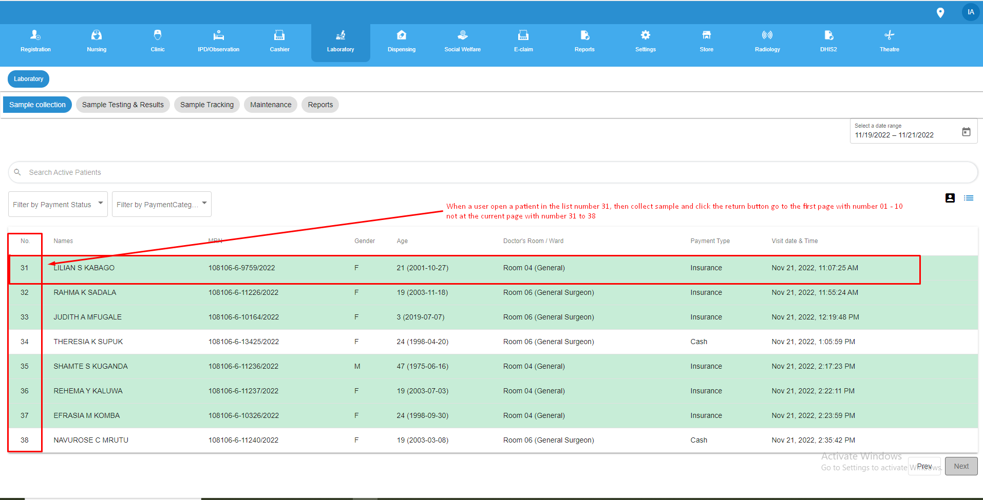 Fix the "Return" button so it goes back to the page you were on, not the first page. · Issue ...