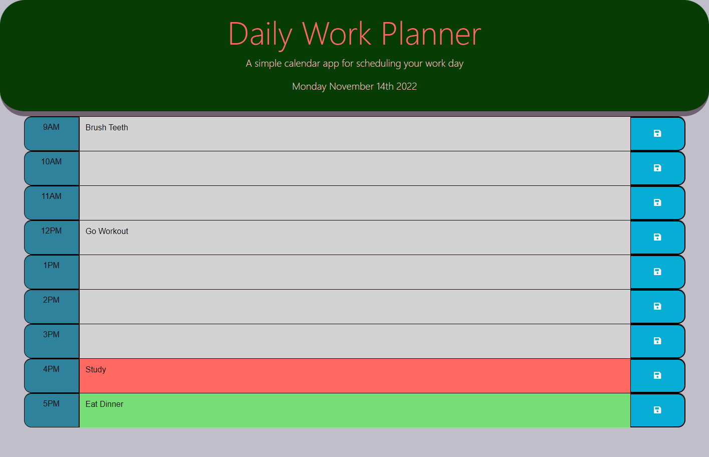 GitHub - ethanquinlan1997/Daily-Work-Planner