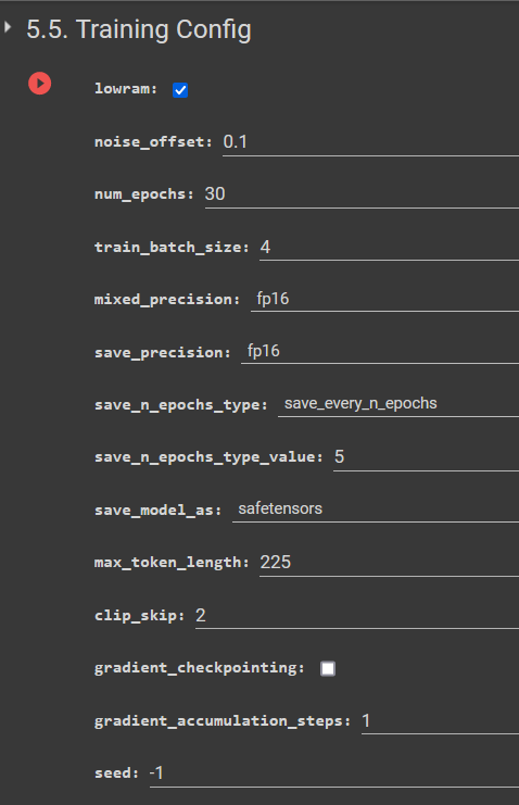 Step 5.5 Error "name 'sample_every_n_type' is not defined" · Issue #137 · Linaqruf/kohya-trainer ...