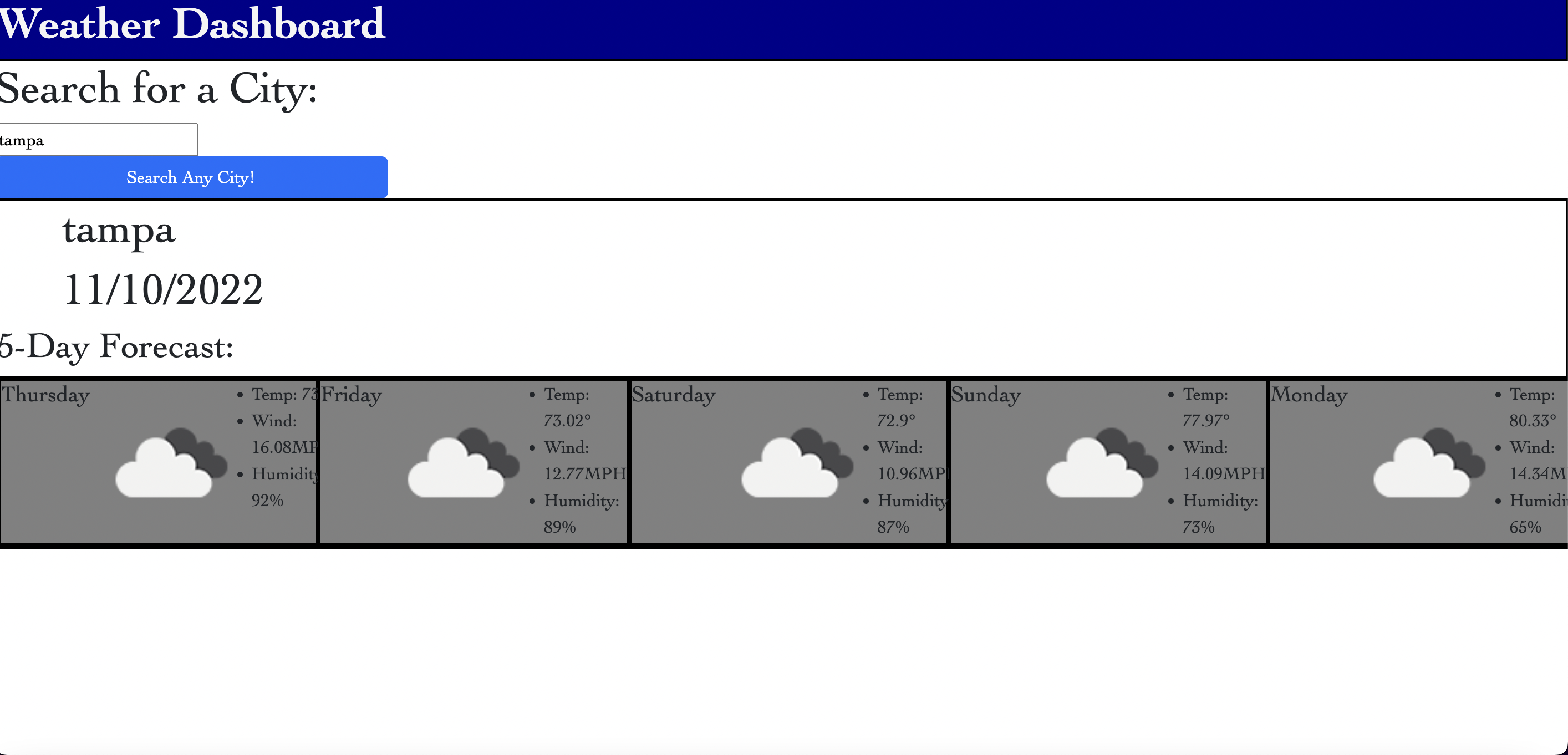 GitHub - lizramos611/Weather-Forecaster
